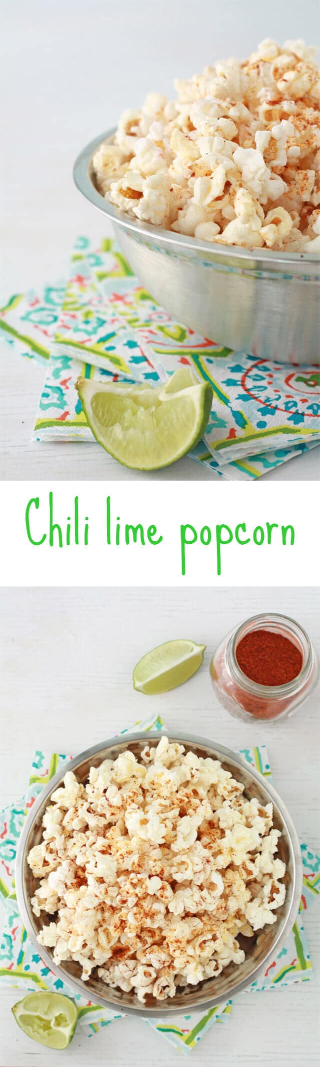 Chili lime popcorn - The Bake School