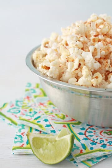 Chili lime popcorn - The Bake School