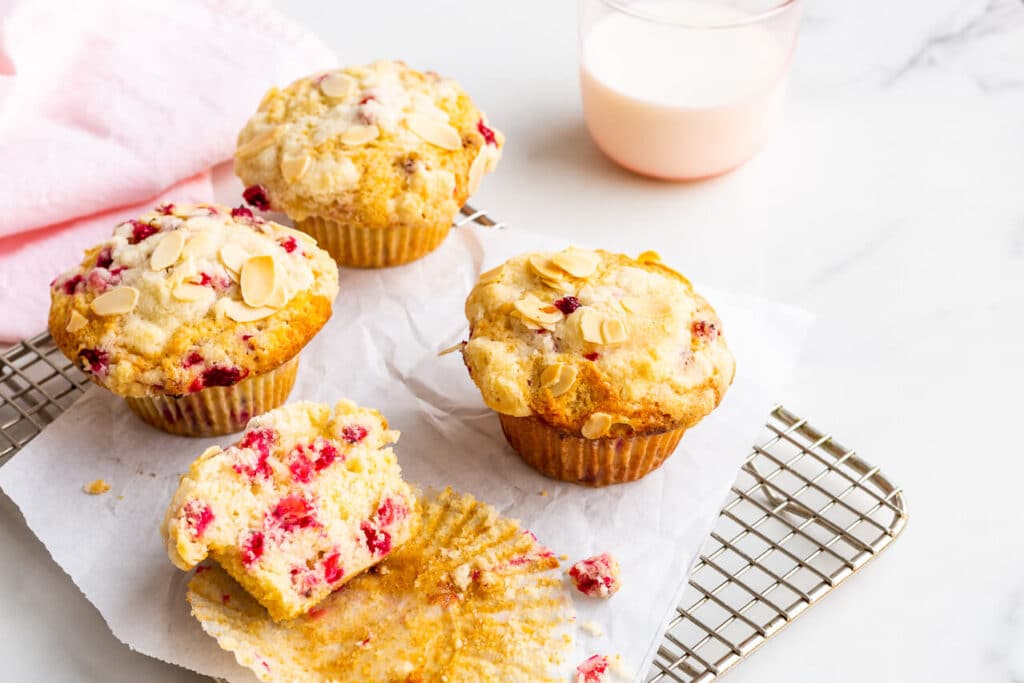 Red currant muffins | The Bake School