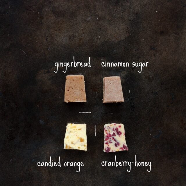 Flavored butter recipes for Christmas