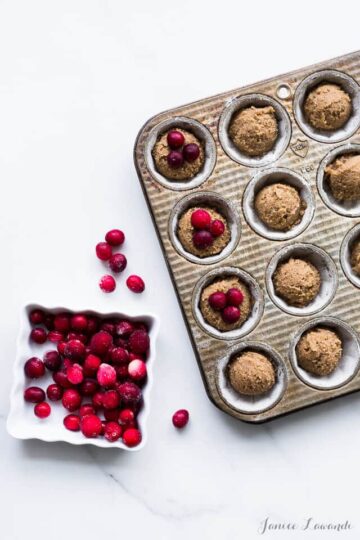 Cranberry chestnut financiers (gluten-free) - The Bake School