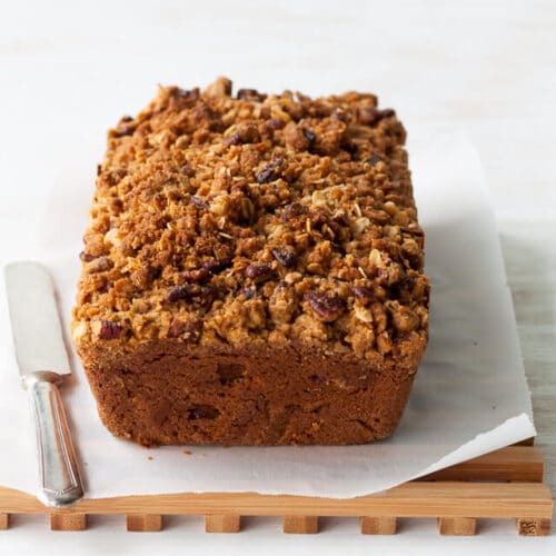 Apple brandy loaf cake