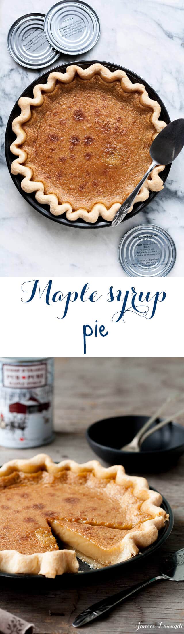 Maple syrup pie