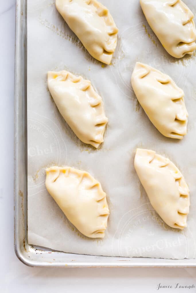 Savoury hand pies with pork and apple - The Bake School
