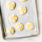 Lemon Crinkle Cookies with Ricotta - The Bake School