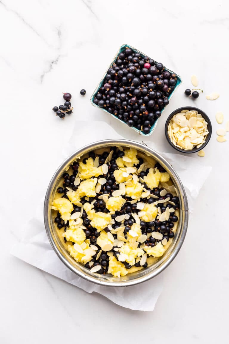 Black Currant Cake - The Bake School