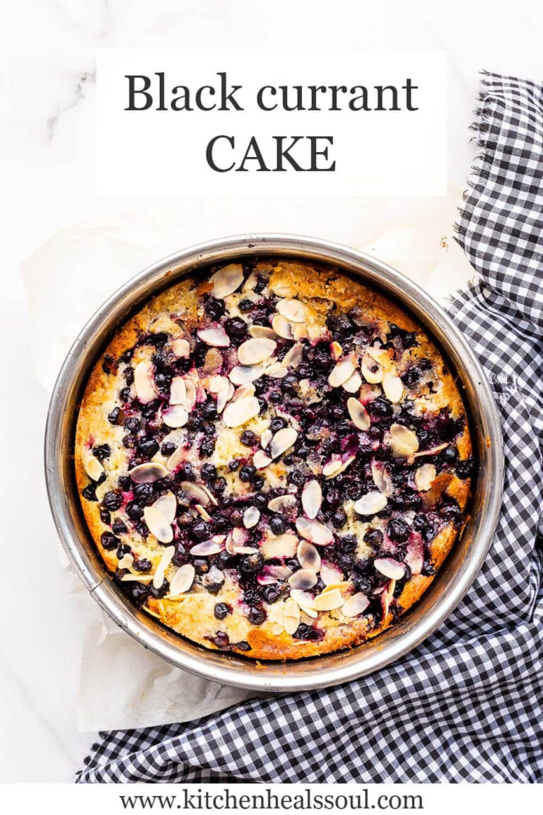 Black Currant Cake - The Bake School