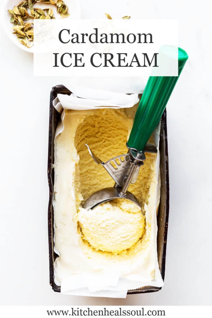 Cardamom ice cream - The Bake School