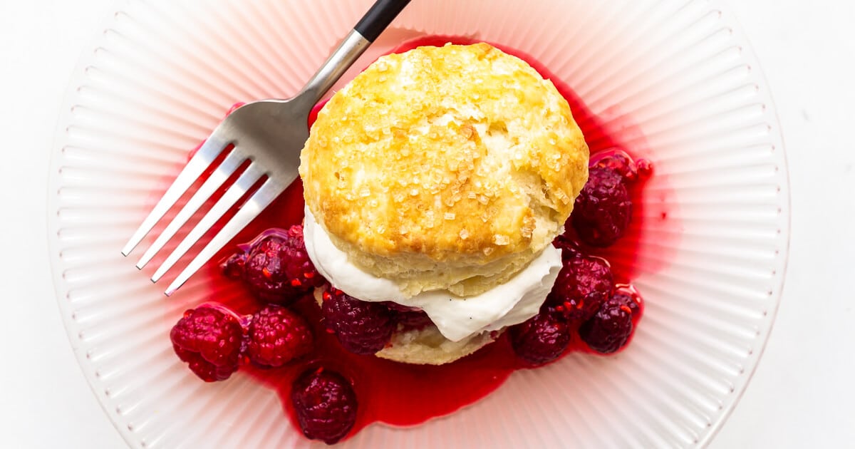 Raspberry shortcake - The Bake School
