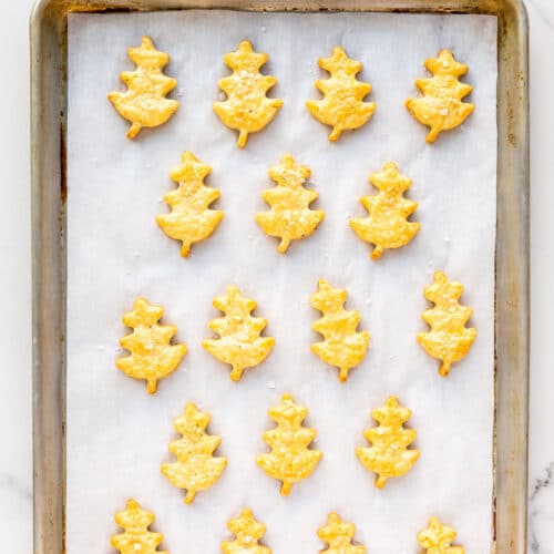 Savoury Cheese Shortbread Cookies - The Bake School