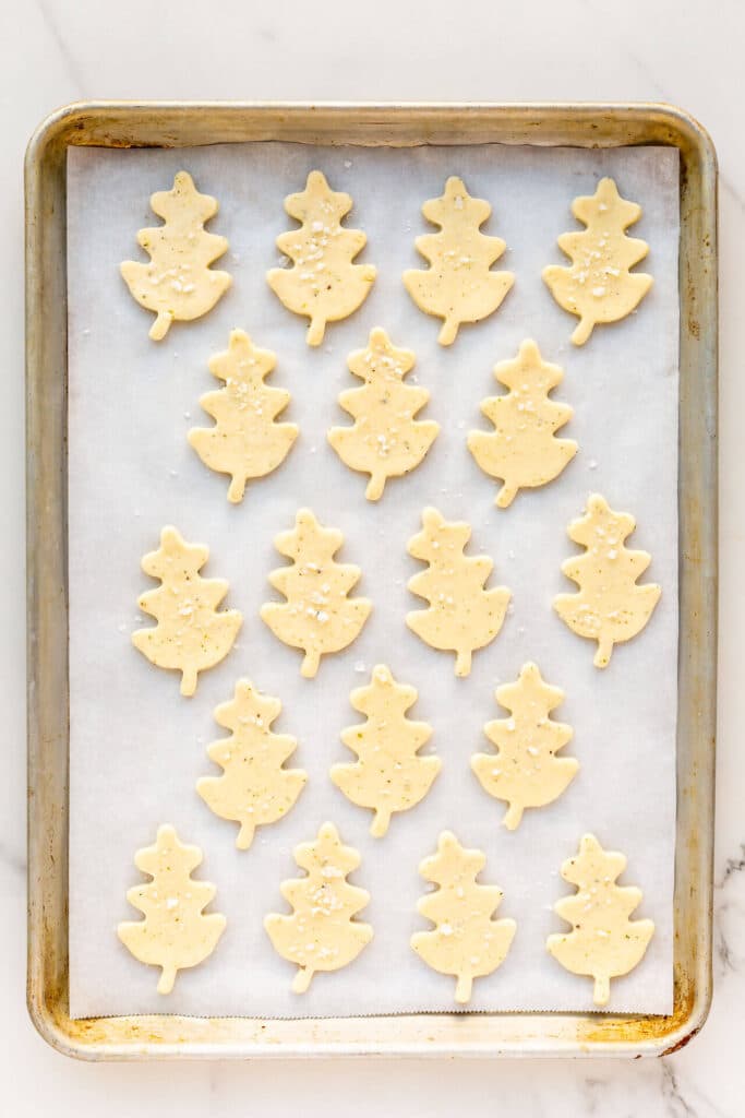 Savoury Cheese Shortbread Cookies - The Bake School