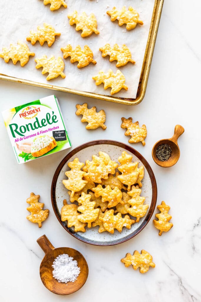 Savoury Cheese Shortbread Cookies - The Bake School