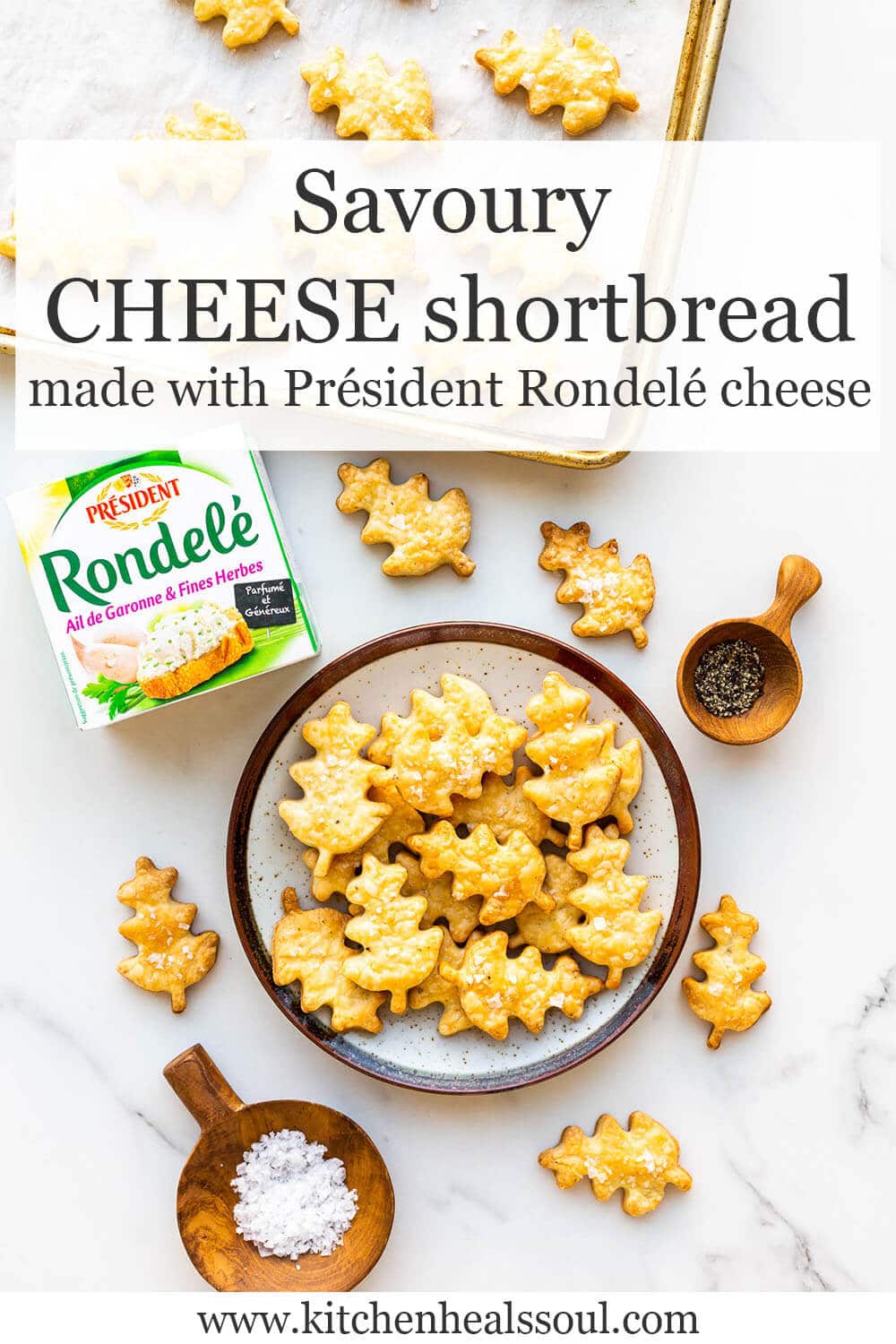 Savoury Cheese Shortbread Cookies - The Bake School