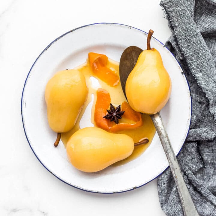 How to poach pears - The Bake School