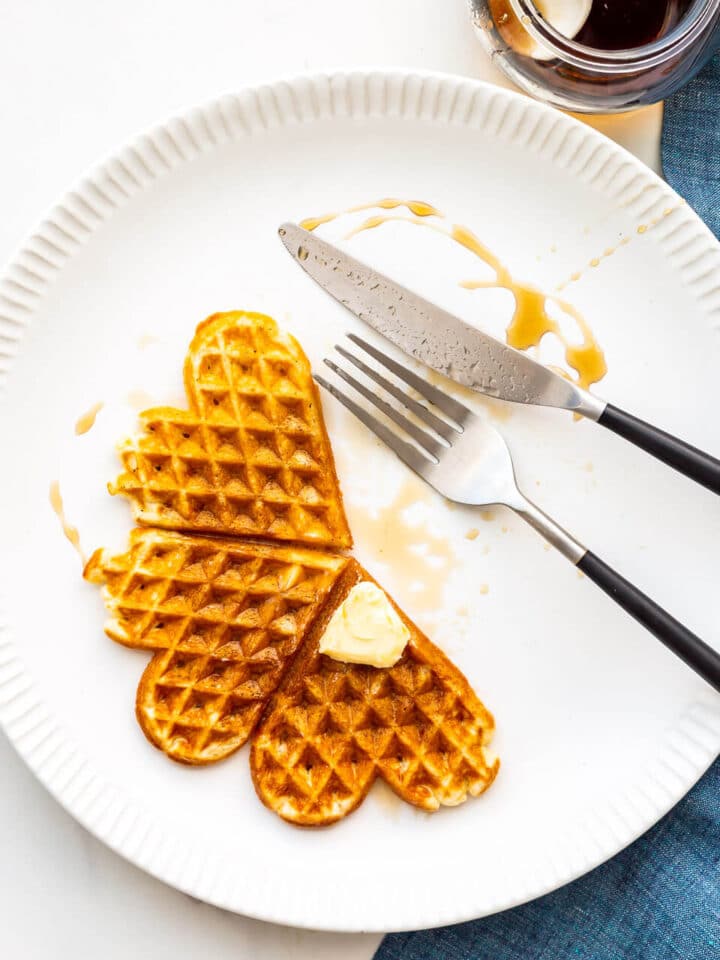 Cheese waffles, a savory twist on a classic brunch recipe