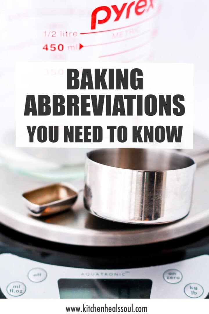 Baking recipe abbreviations - The Bake School