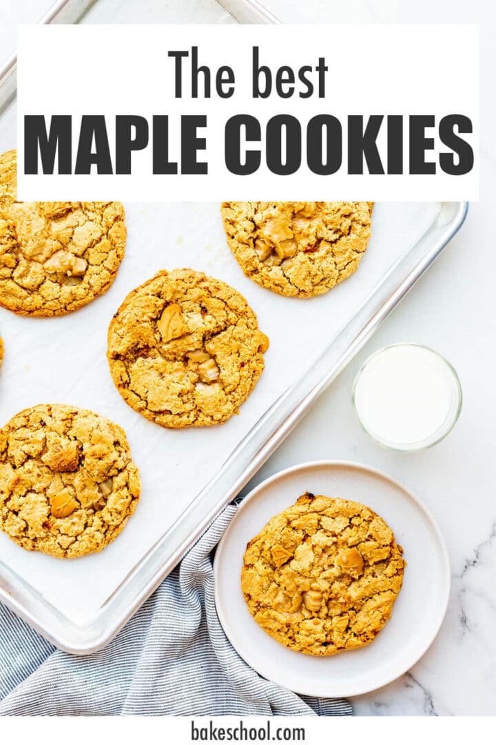 Maple cookies - The Bake School