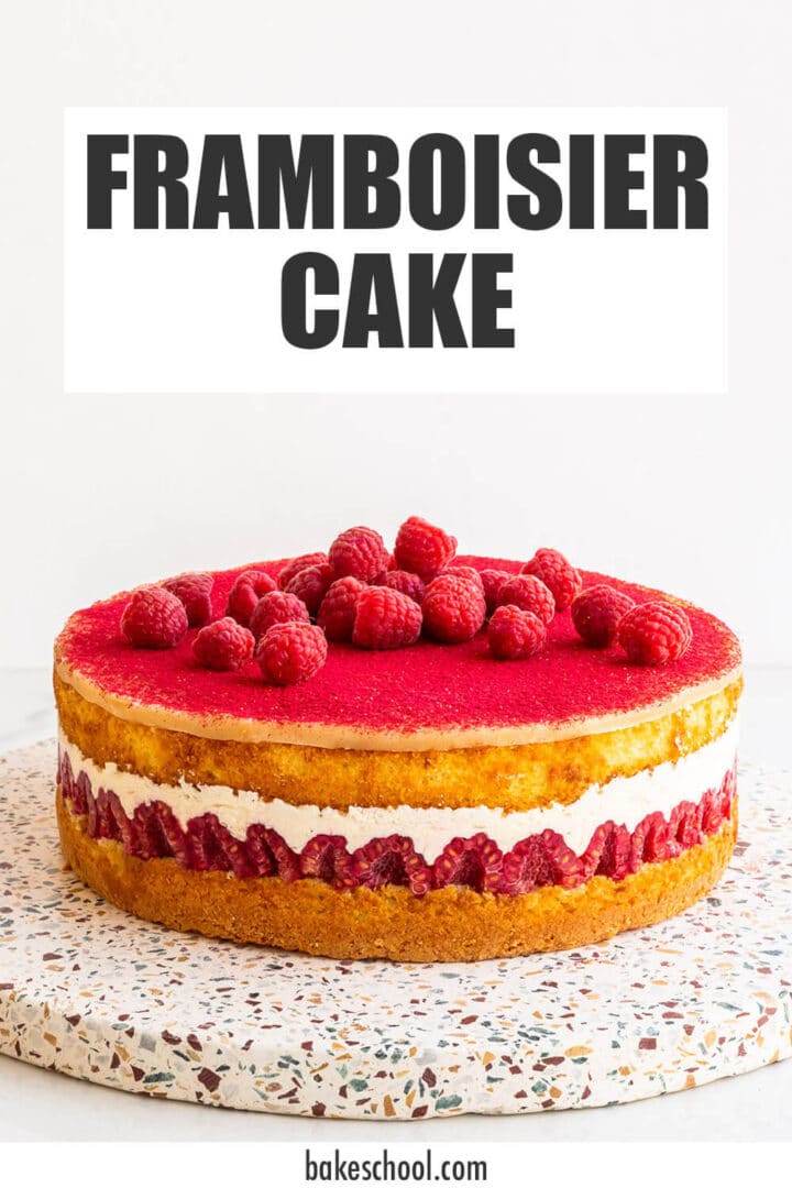 Framboisier cake - The Bake School