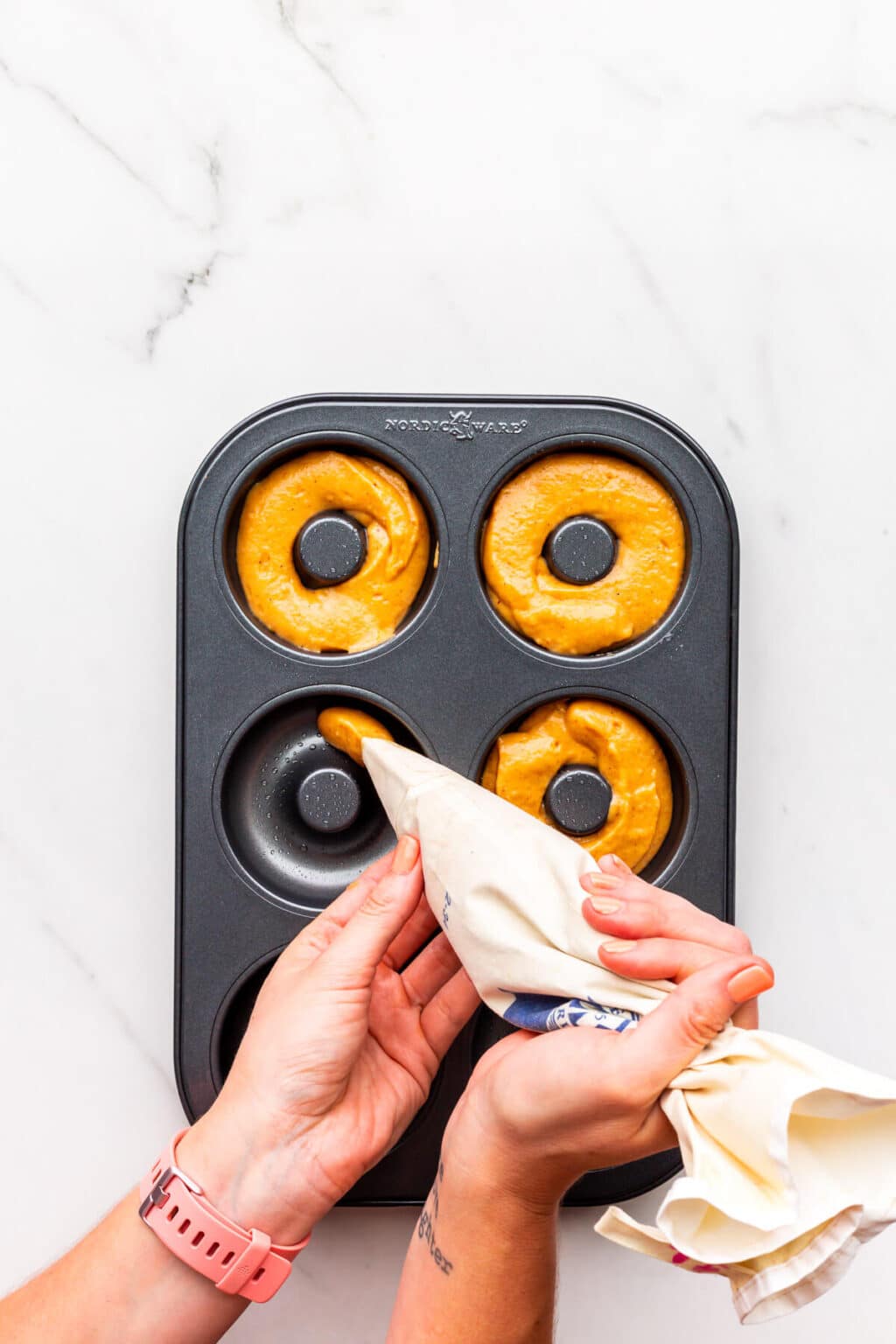 Baked pumpkin donuts - The Bake School