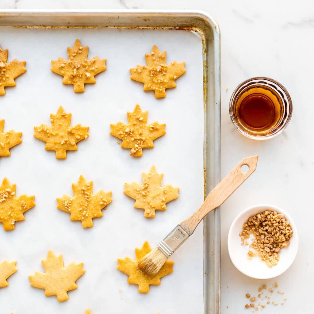 Maple Shortbread Cookies - The Bake School