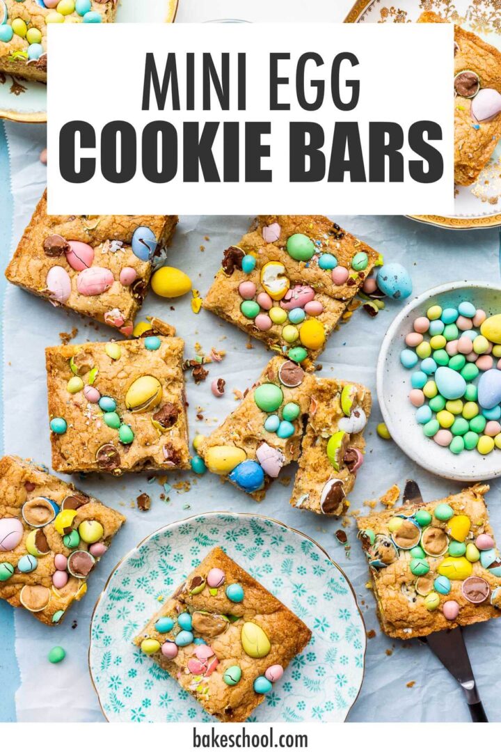 Mini Eggs Blondies - The Bake School