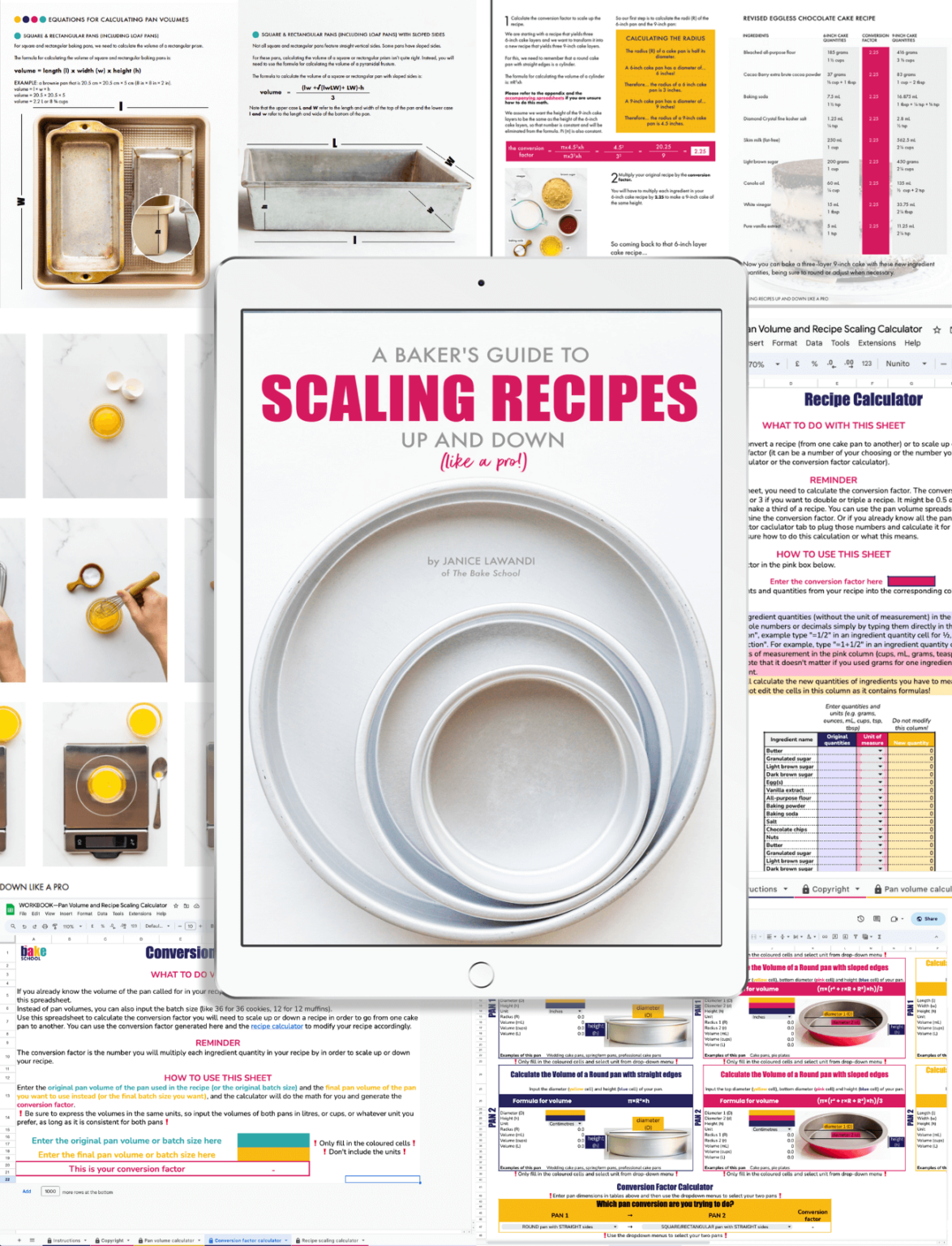 Scaling Recipes Up and Down Like a Pro Ebook + Workbook Bundle - The ...