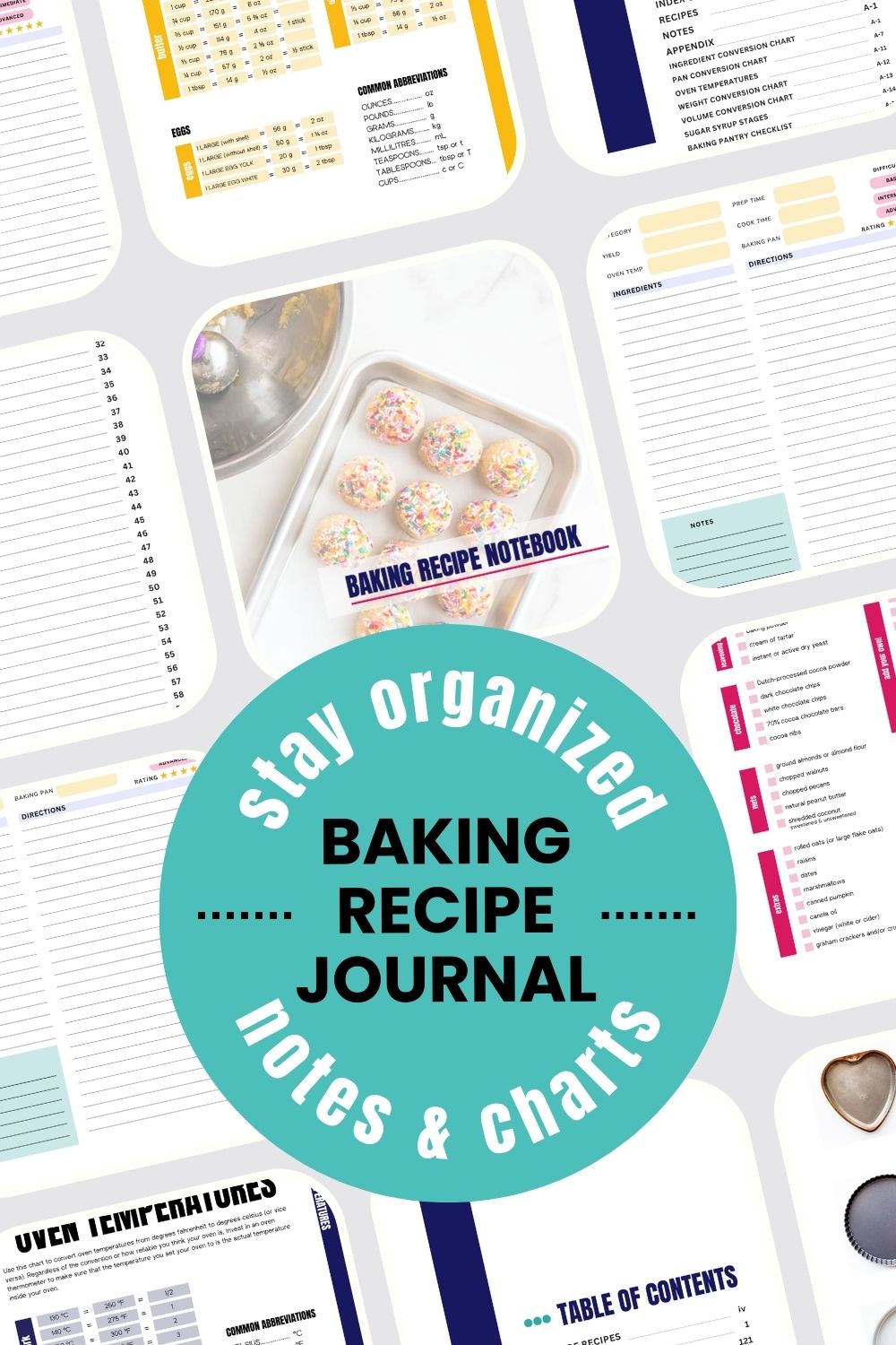 Baking Recipe Notebook - The Bake School