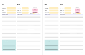 Baking Recipe Notebook - The Bake School