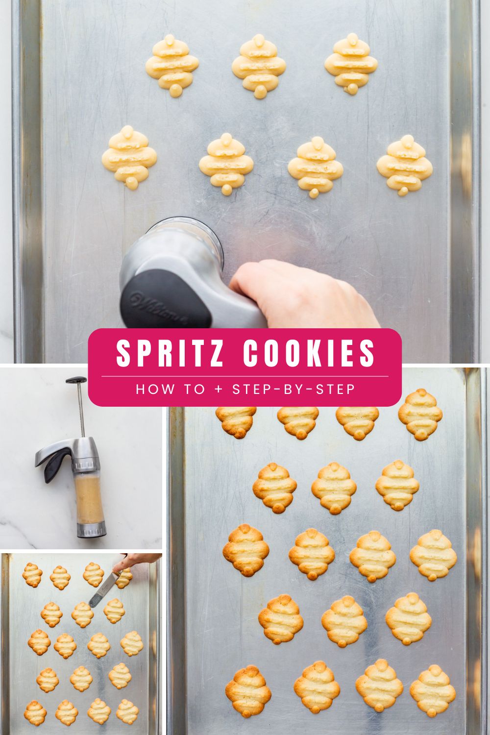 Spritz Cookies - The Bake School
