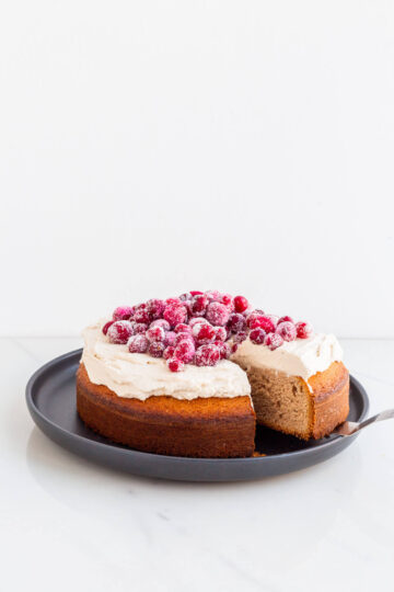 Chestnut Cake with Chestnut Cream - The Bake School