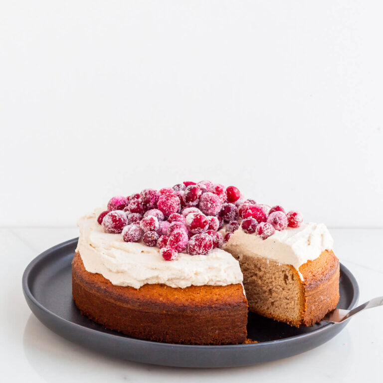 Chestnut Cake with Chestnut Cream - The Bake School