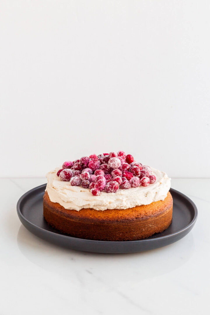 Chestnut Cake with Chestnut Cream - The Bake School