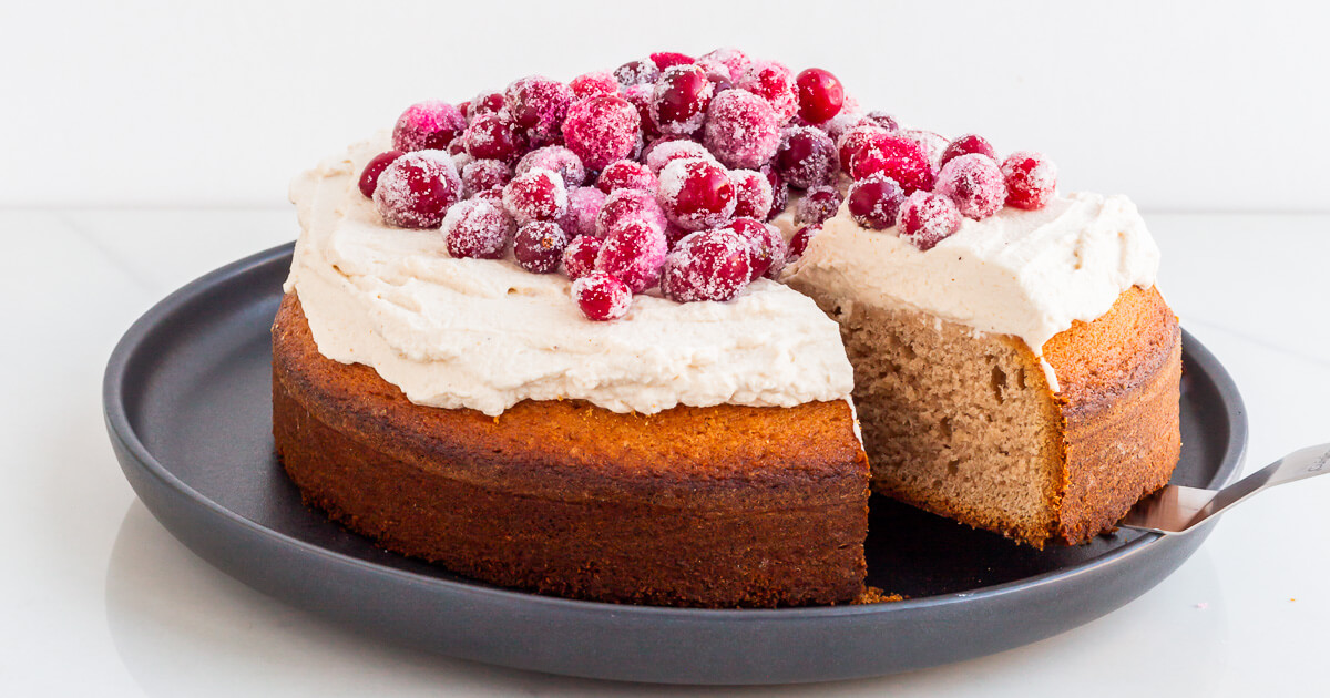 Chestnut Cake with Chestnut Cream - The Bake School