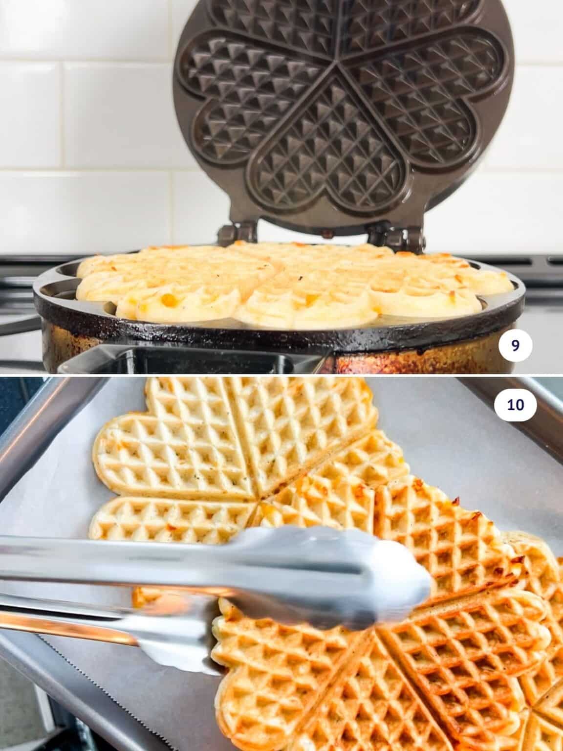 Cheese waffles, a savory twist on a classic brunch recipe