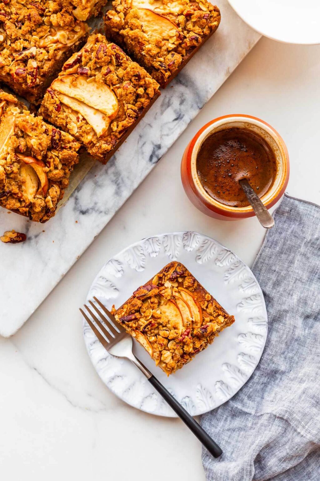 Apple brandy loaf cake