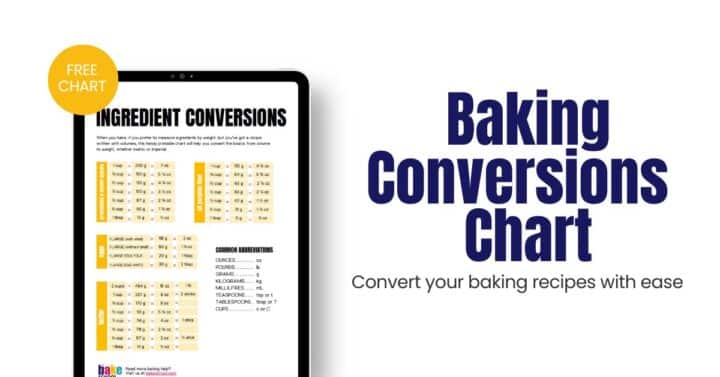 Get Your Free Baking Chart - The Bake School