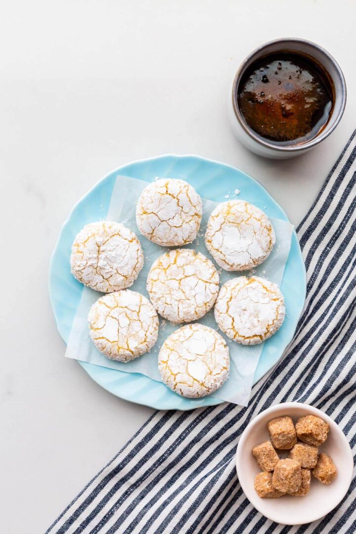 Orange Almond Amaretti Cookies - The Bake School